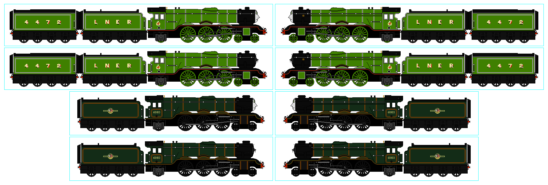 RWS Flying Scotsman Sprite (MH66 Style) by Diamond-Jubilee on DeviantArt