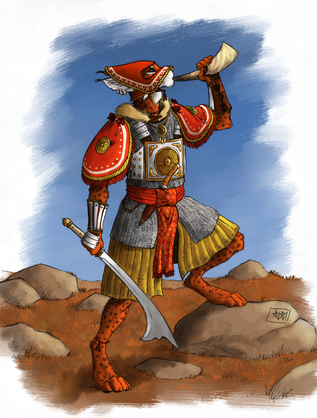 Warhorn by 0laffson on DeviantArt