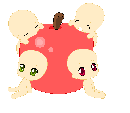 Apple Chibis Base by sniickers on DeviantArt
