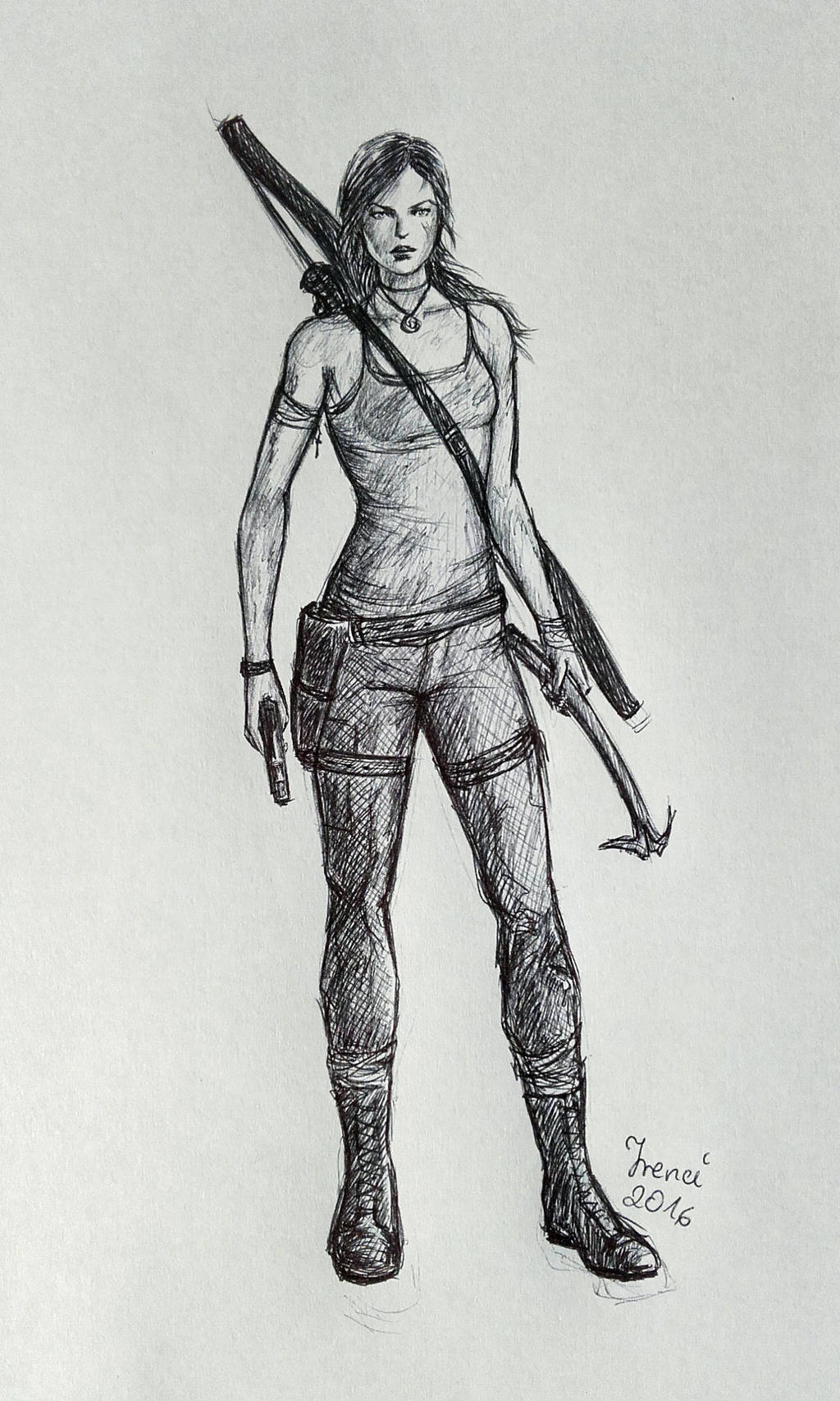 Lara Croft by irenei on DeviantArt