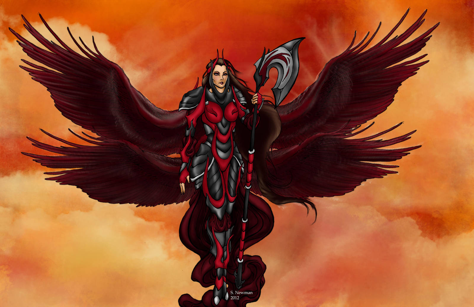 Angel of Death -color- by SkoshWiddershins on DeviantArt