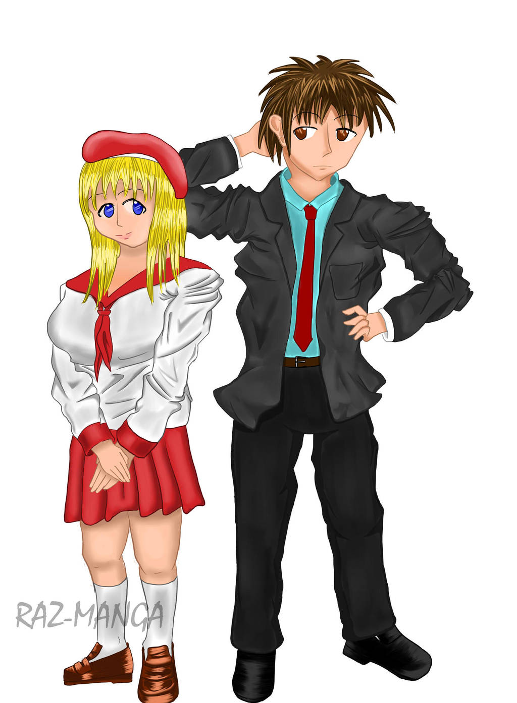 Chijinda And Narue Shrink High Fan Art By Raz Manga On Deviantart 2955