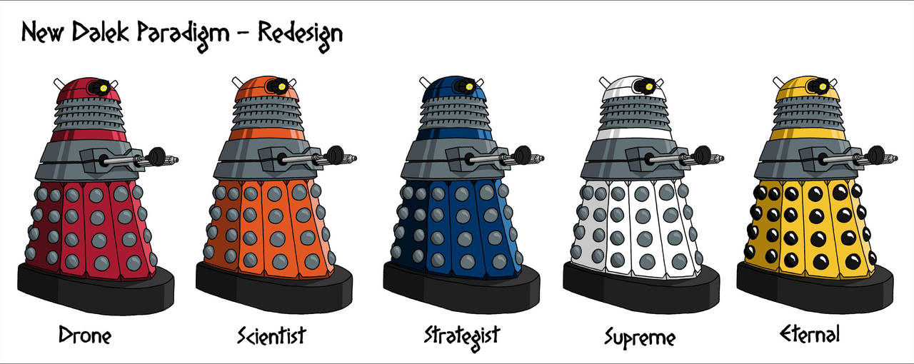 New Dalek Paradigm Redesign by VoteDave on DeviantArt