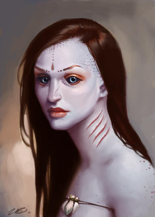 Blue Skin by LeoNealArt on DeviantArt