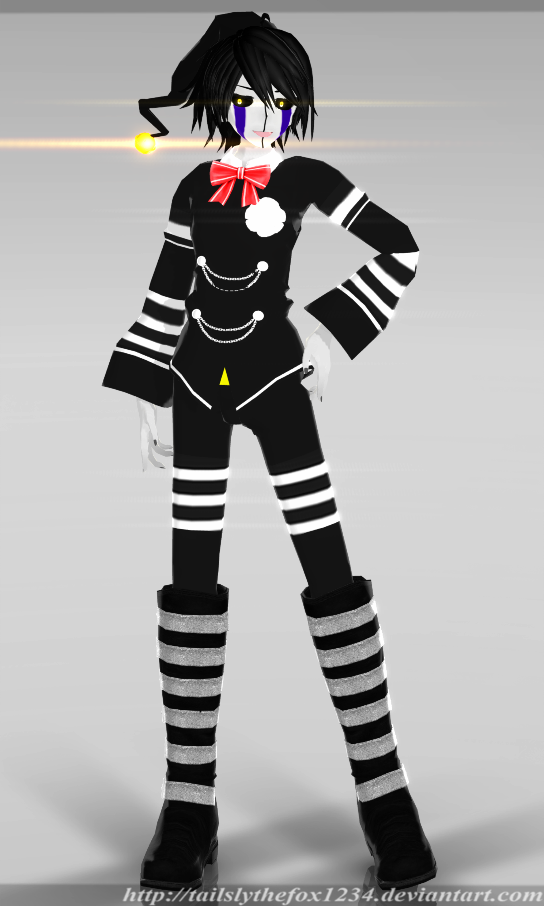 MMD X FNaF 6 - Dat Security Puppet by tailslythefox1234 on DeviantArt