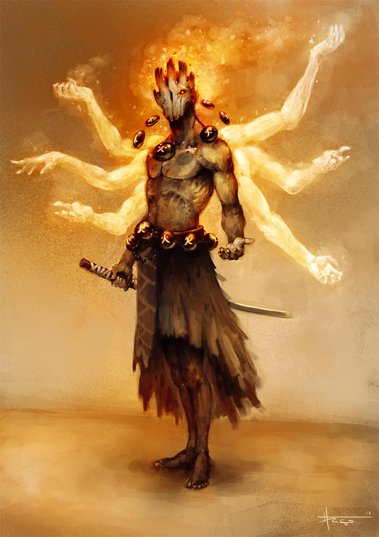Fire Spirit by Thiago Almeida : r/ImaginaryElementals