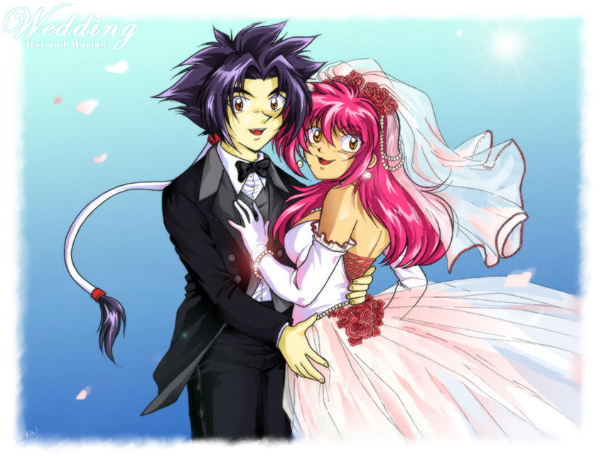 Beyblade Wedding: Ray and Mariah by TechnoRanma on DeviantArt