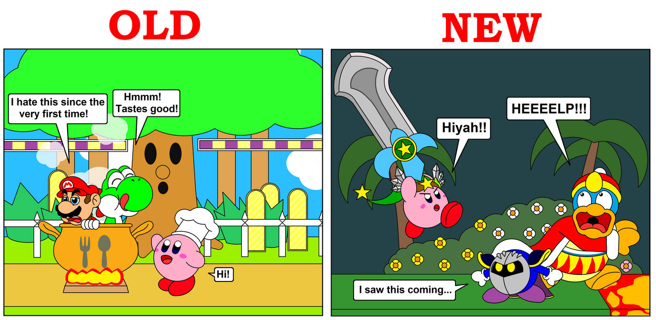 Kirby's Final Smash - Old and New by DarkDiddyKong on DeviantArt