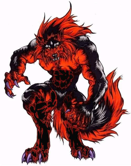 Lightning's Werewolf by Animal-Linearts on DeviantArt