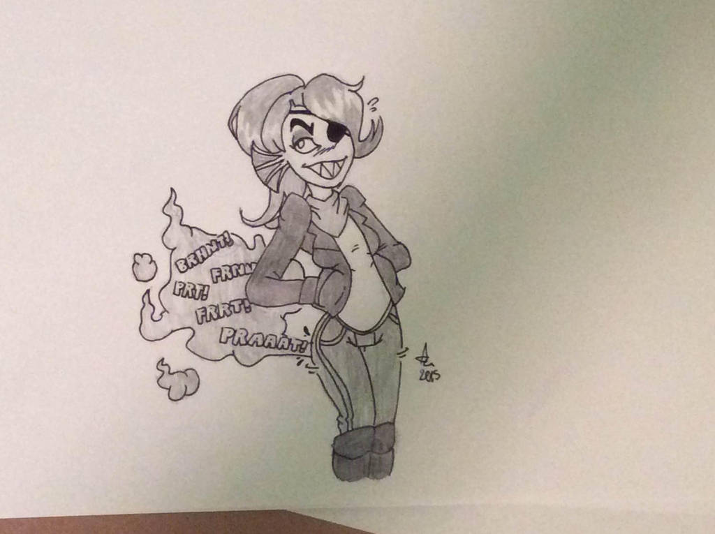 Undyne Farts by OddTen on DeviantArt