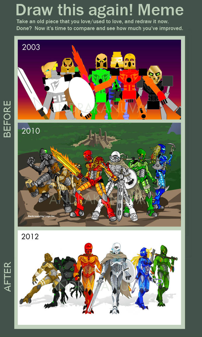 DRAW THIS AGAIN!: TOA-MATA (BIONICLE) by AndrakaNuva on DeviantArt