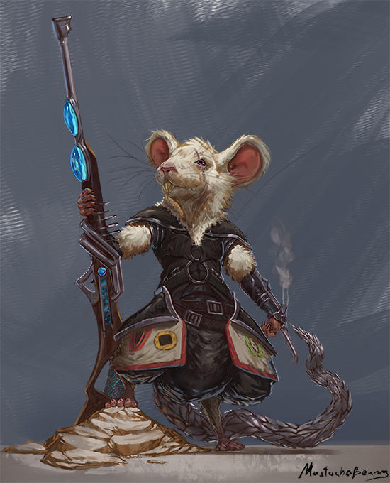 Commission - Dungeons and Dragons mousefolk by GetsugaDante on DeviantArt