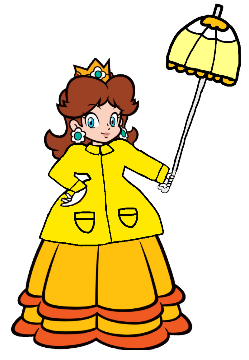 Princess Daisy Raingear 2D for StevenPepi by Joshuat1306 on DeviantArt