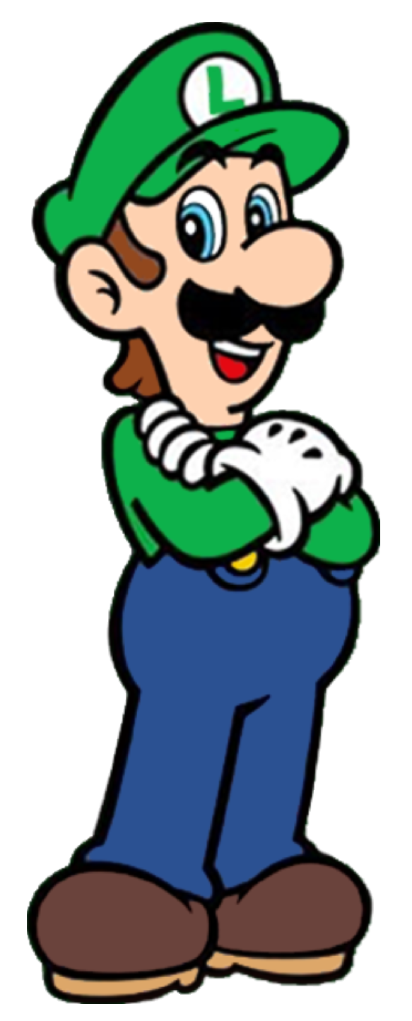Super Mario: Luigi arm crossed 2D by Joshuat1306 on DeviantArt
