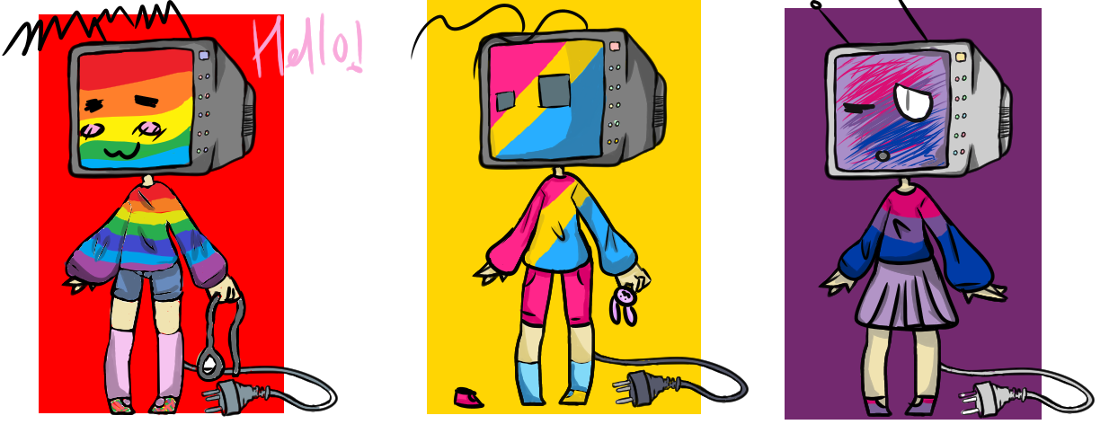 F2U :: Chibi TV Head by Tricky--Kiddo on DeviantArt