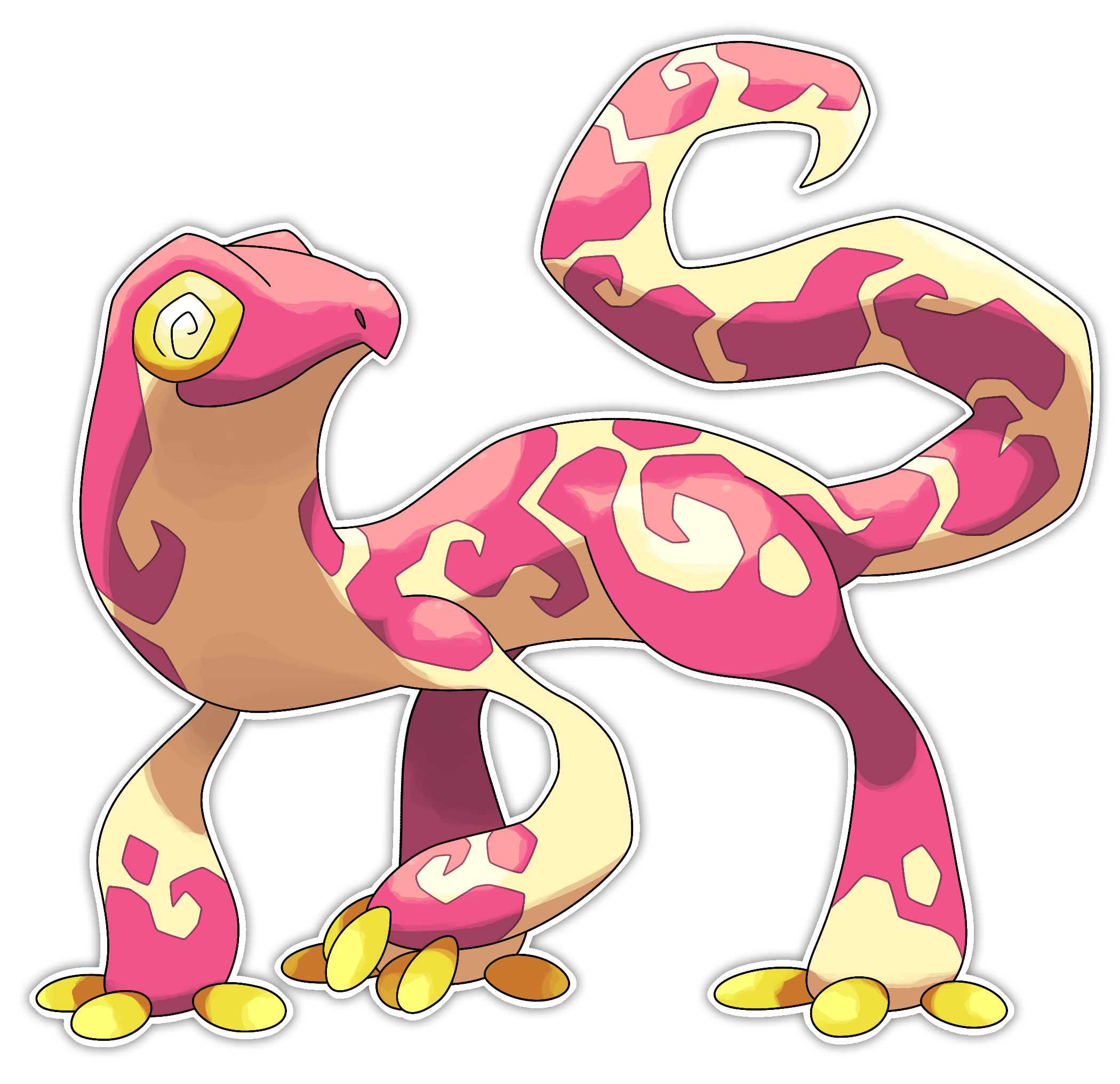 Geckelic, Psychedelic Fakemon by Smiley-Fakemon on DeviantArt