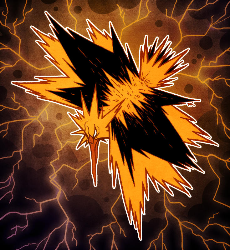 Zapdos by Malliya on DeviantArt