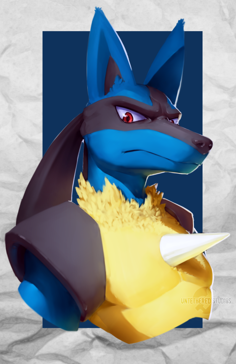 Lucario by Untethered-art on DeviantArt