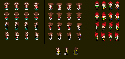 Minish cap sprites by earthbouds on DeviantArt