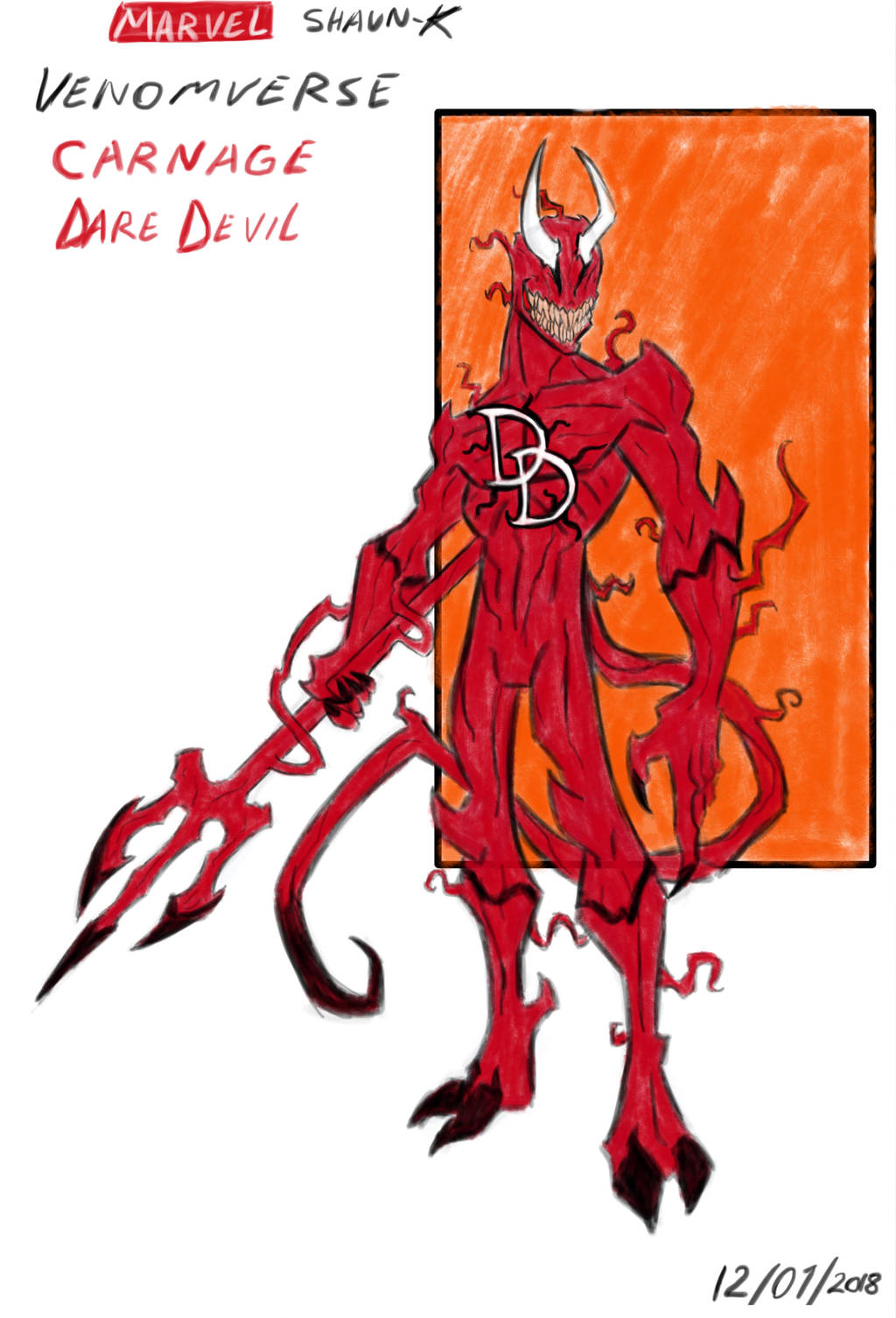 VenomVerse Carnage DareDevil by Shaun-K on DeviantArt