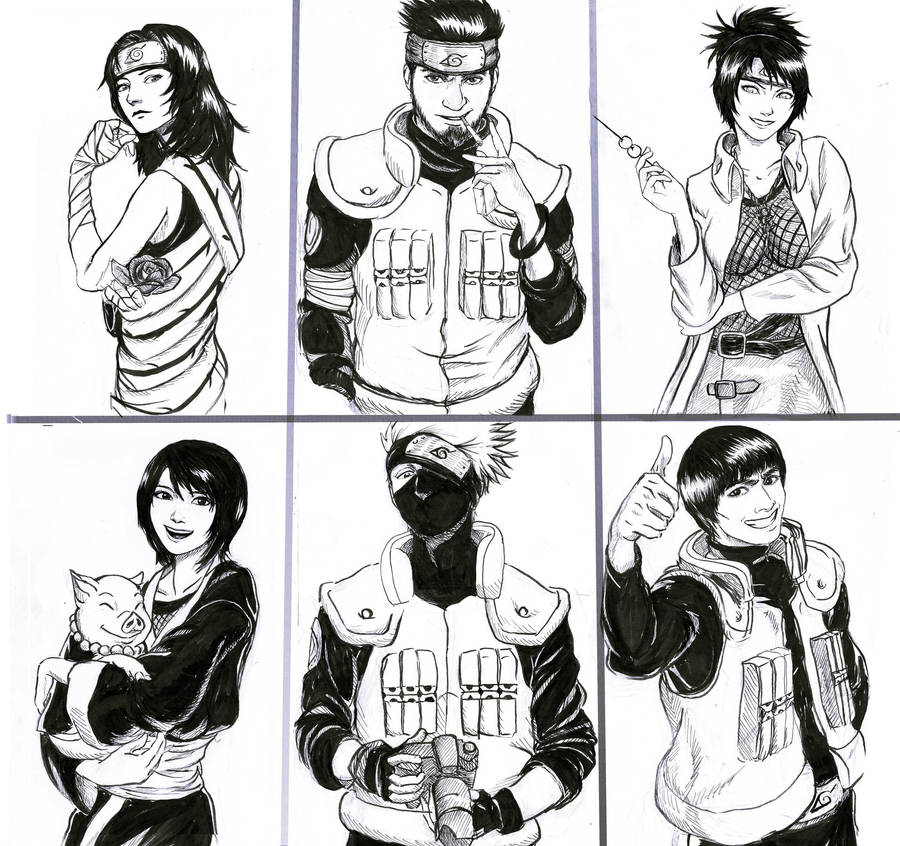 Konoha Jounin by getitdonehuhu on DeviantArt