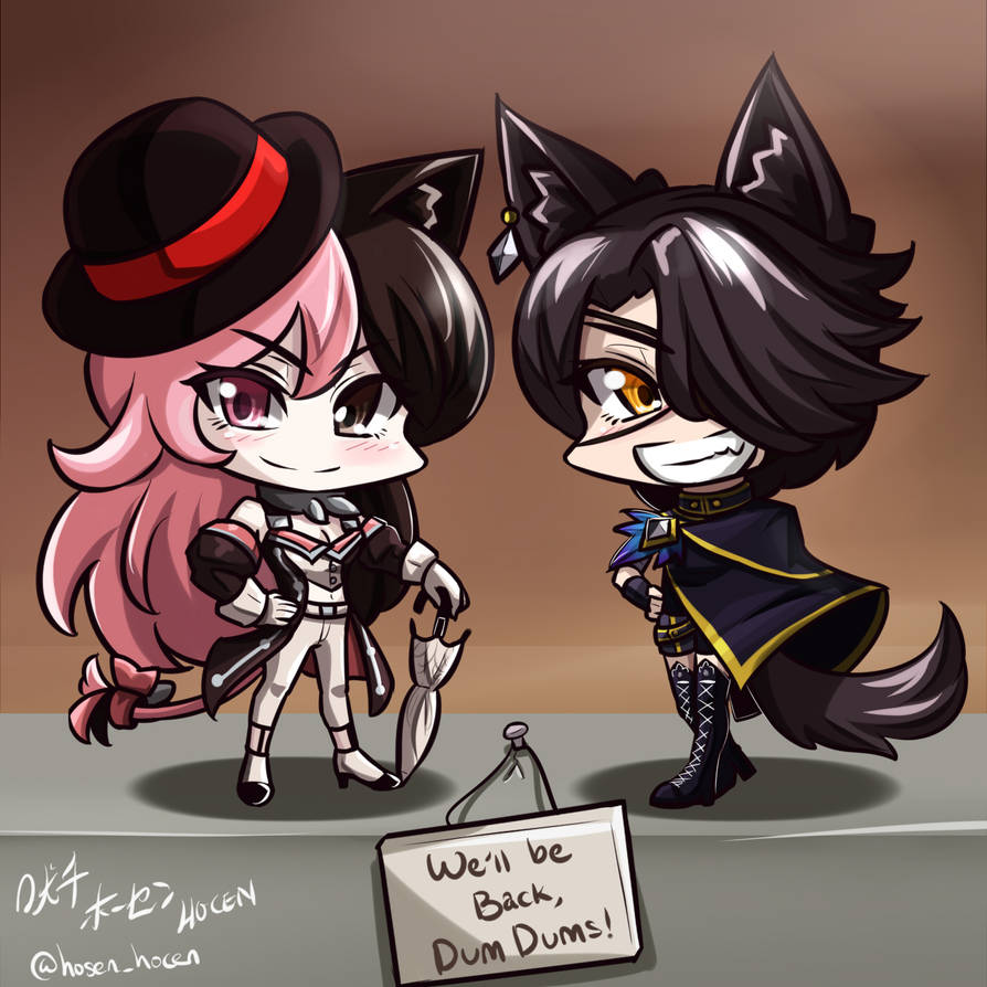 RWBY - Chibi Cinder n' Neo by HOSEN-HOSEN-HOCEN on DeviantArt