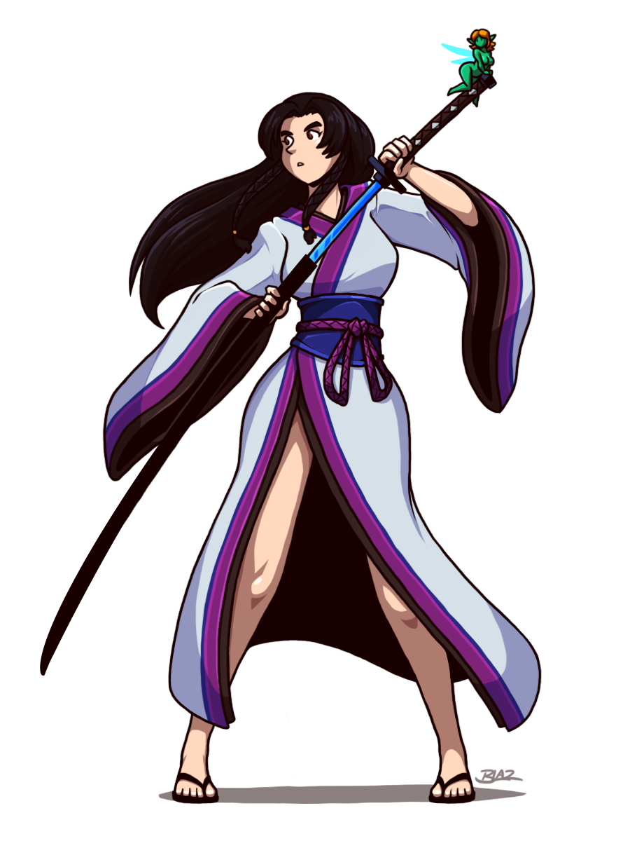 Nodachi Girl by Blazbaros on DeviantArt