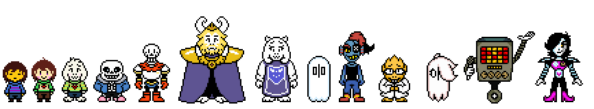 Undertale Sprites by SiriusNightstream on DeviantArt