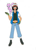 Ash turned into a girl in a .. by Rezuban on DeviantArt