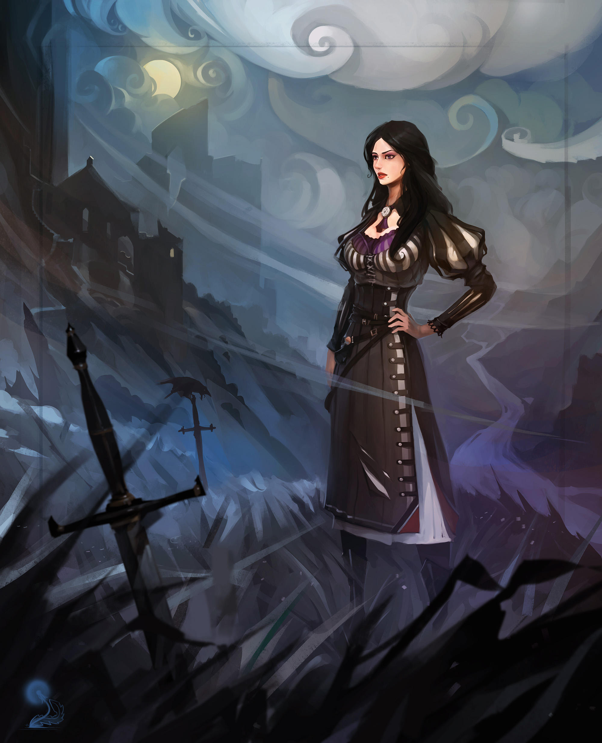 Yennefer by Igor Artyomenko : r/ImaginaryWitcher