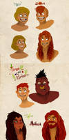 TLK human AU sleepwear by misi-chan on DeviantArt