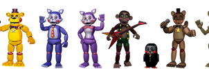 Fnaf 6.1: Classic Rockstar Animatronics by Thunderstudent on DeviantArt