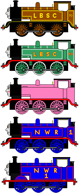 Diffent Colors and Shape of Thomas by sodormatchmaker on DeviantArt
