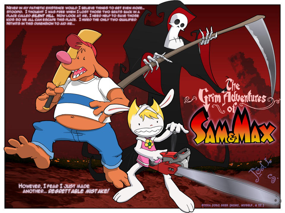 Grim Adventures of Sam and Max by jodi-seer on DeviantArt