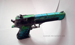 Crossfire M4A1-S Silver Papercraft 1 + DOWNLOAD by svanced on DeviantArt