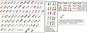 My Kingdom Hearts Weapons Sprites by TheKCroxas on DeviantArt