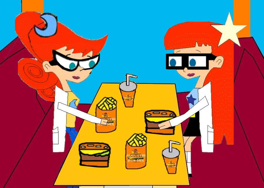 Mary And Susan Test At Augustin Burger by SophieTheOtter on DeviantArt