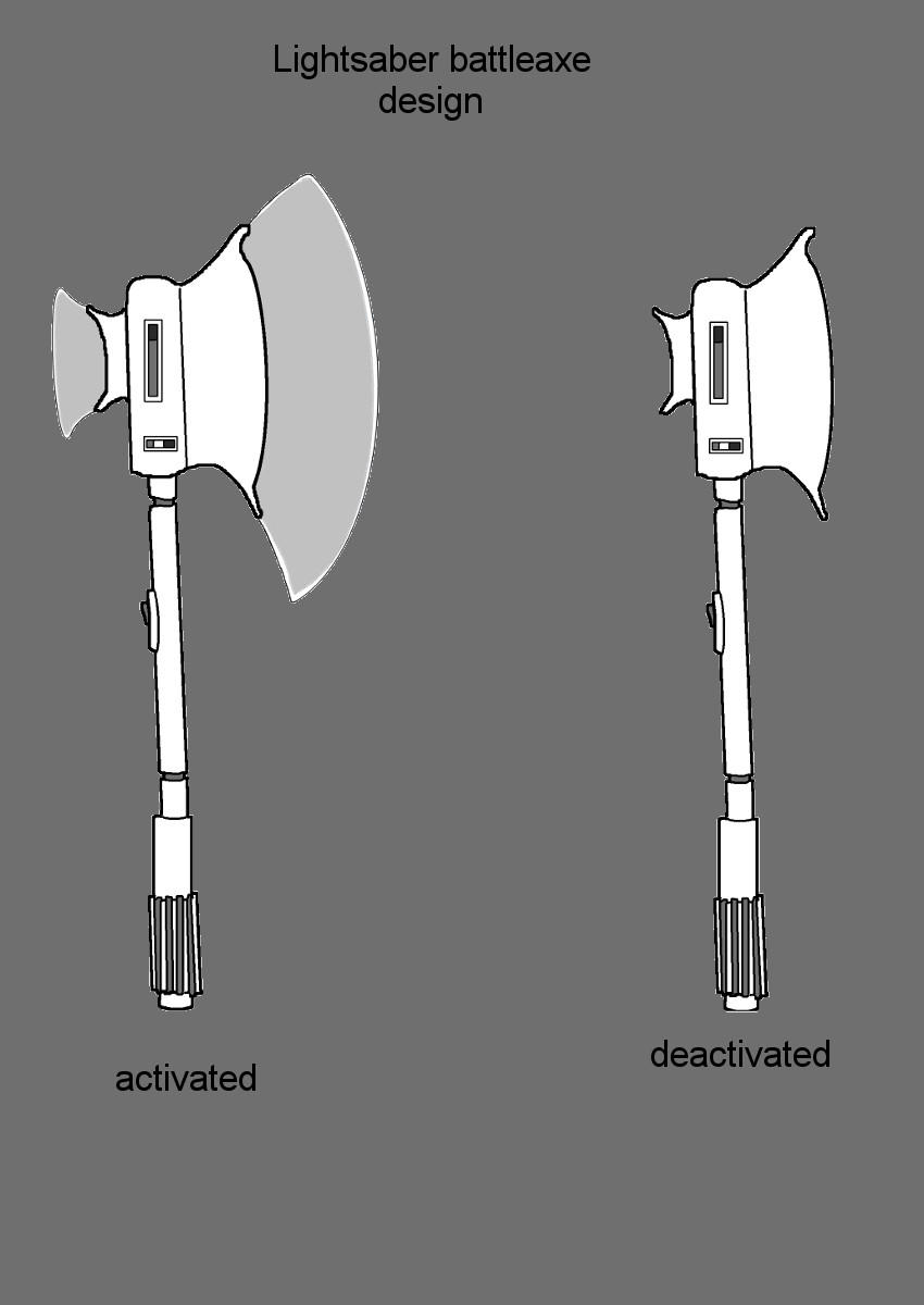 Lightsaber Axe Design Concept by Davethemaguss on DeviantArt