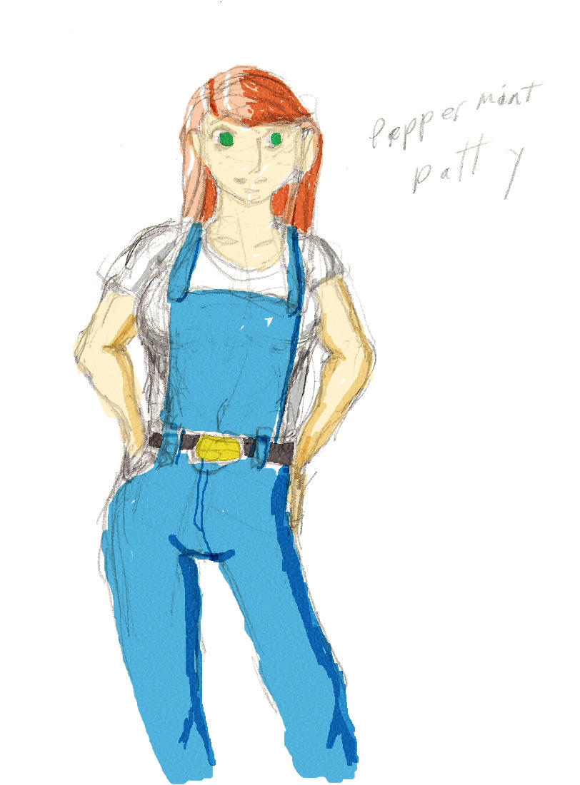 Peppermint Patty at 19 Colored by AVasquezArt on DeviantArt