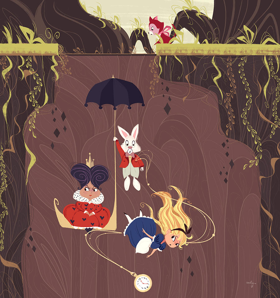 Falling Down The Rabbit Hole by Orelly on DeviantArt