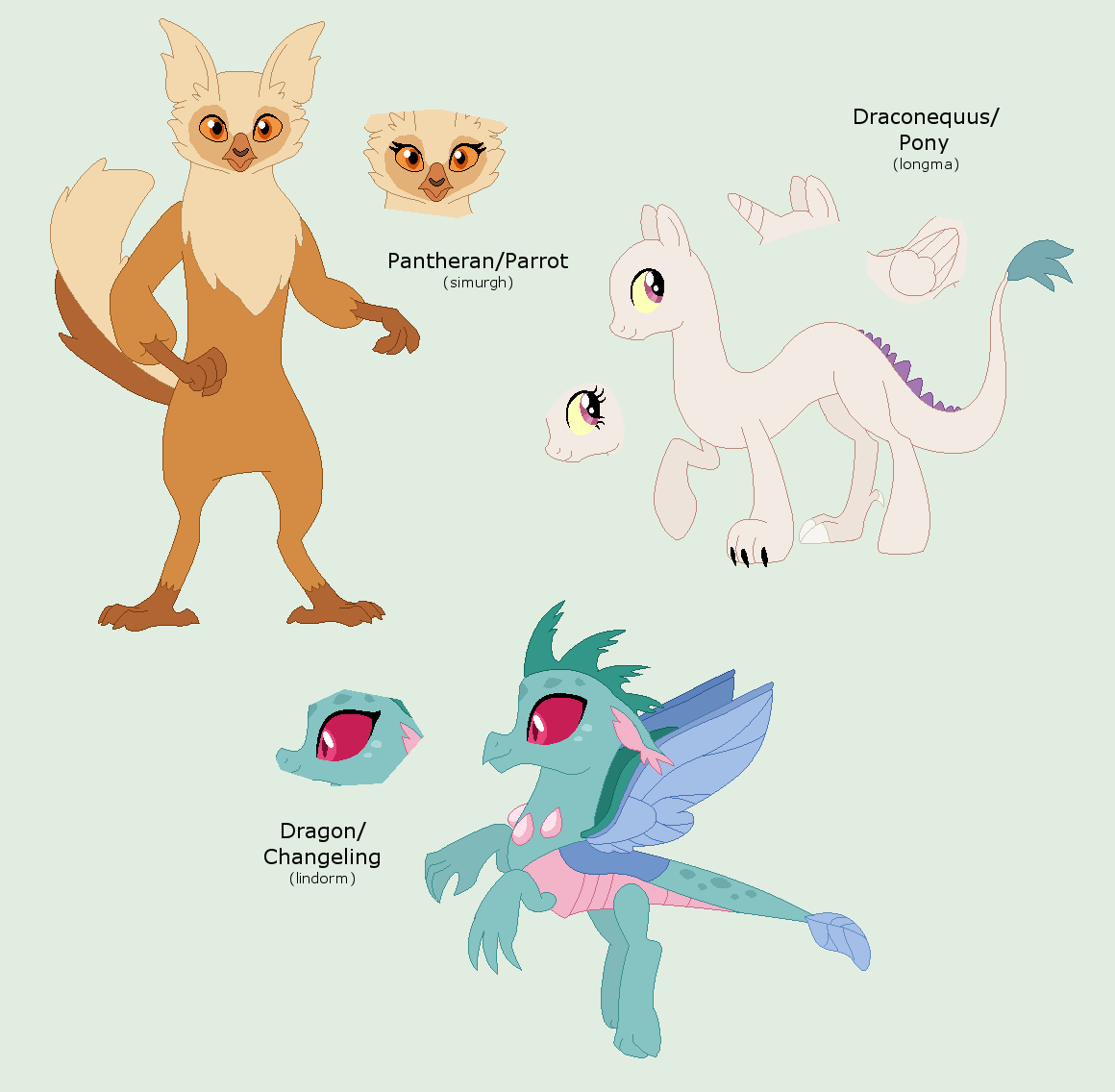 MLP Hybrid Bases - set 3 by flipwix on DeviantArt