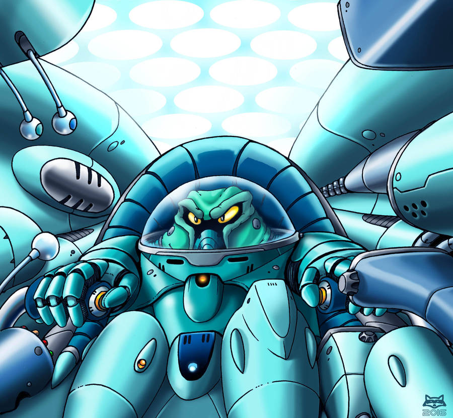 Angry Alien by Artraccoon on DeviantArt