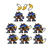 Airman.EXE Werewolf 8-bit spirite sheet (Not done) by AirWolf ...