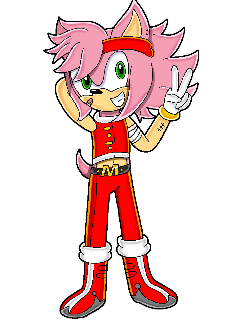 Genderbend Amy Rose (contest entry) by Dorito-Queen-Celeste on DeviantArt