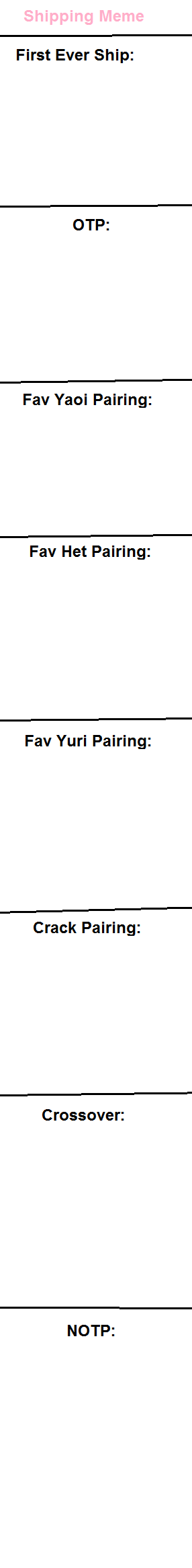 OTP Meme by xXYazzyChanArtsXx on DeviantArt