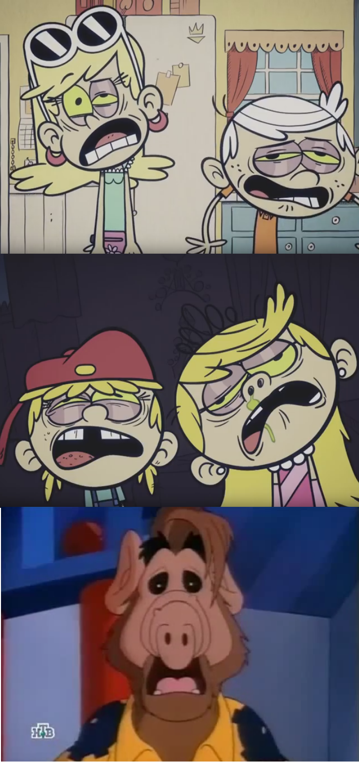 Gordon Shumway scared of the Loud House Zombies by JustinandDennis on ...