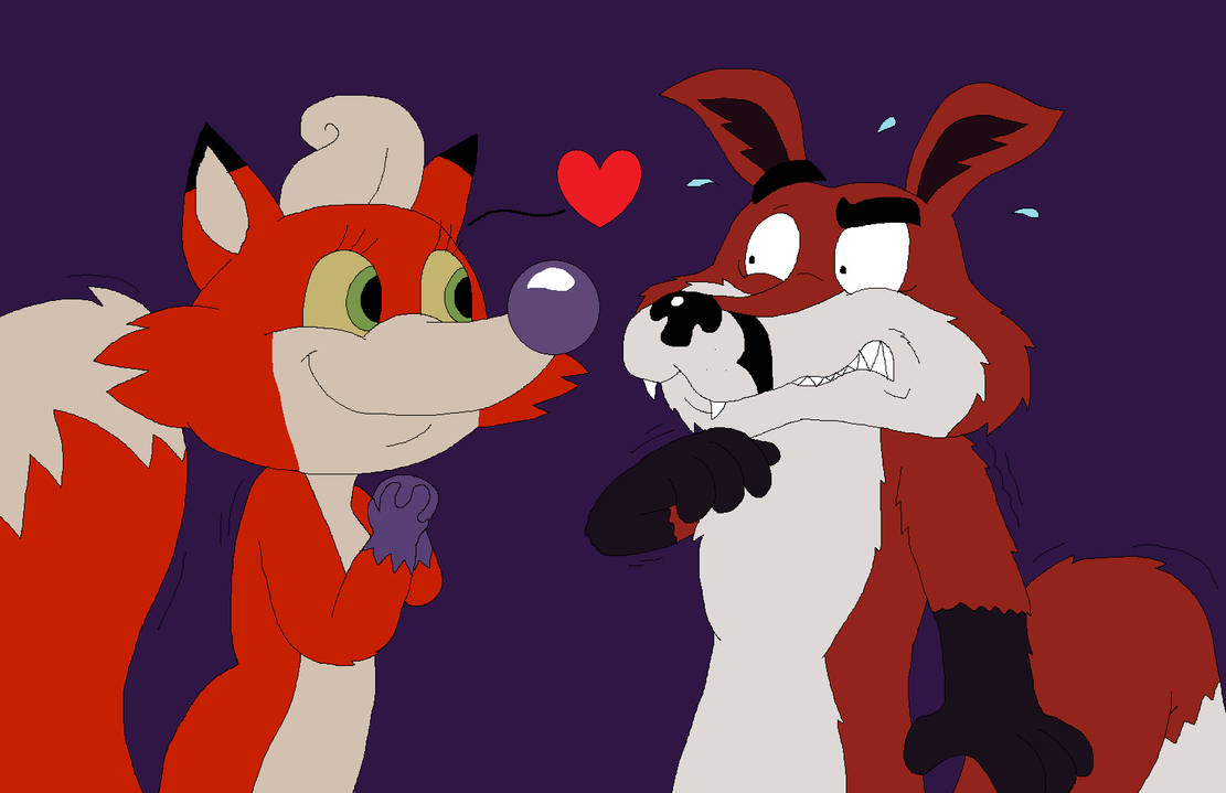 Sharpy meets Fifi Fox by JustinandDennis on DeviantArt