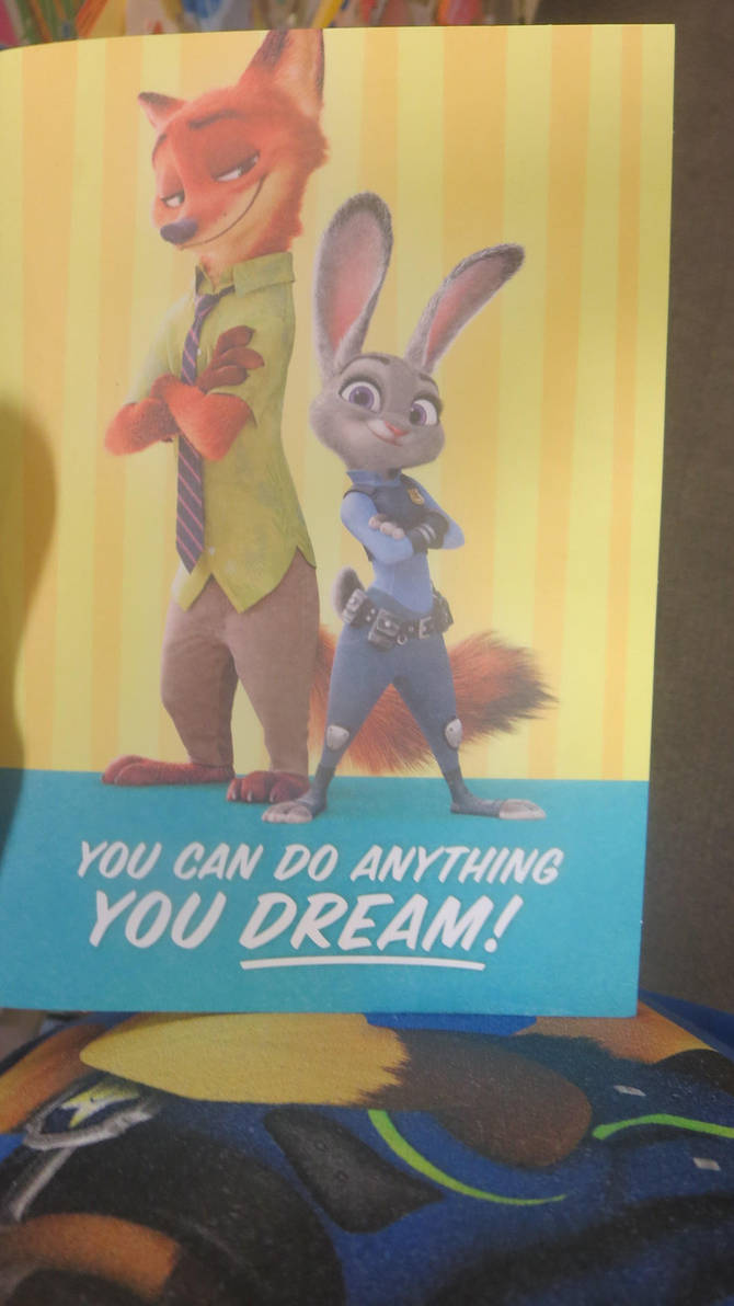 Zootopia Birthday Card by Codetski101 on DeviantArt