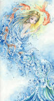 Lady water by sakimichan on DeviantArt