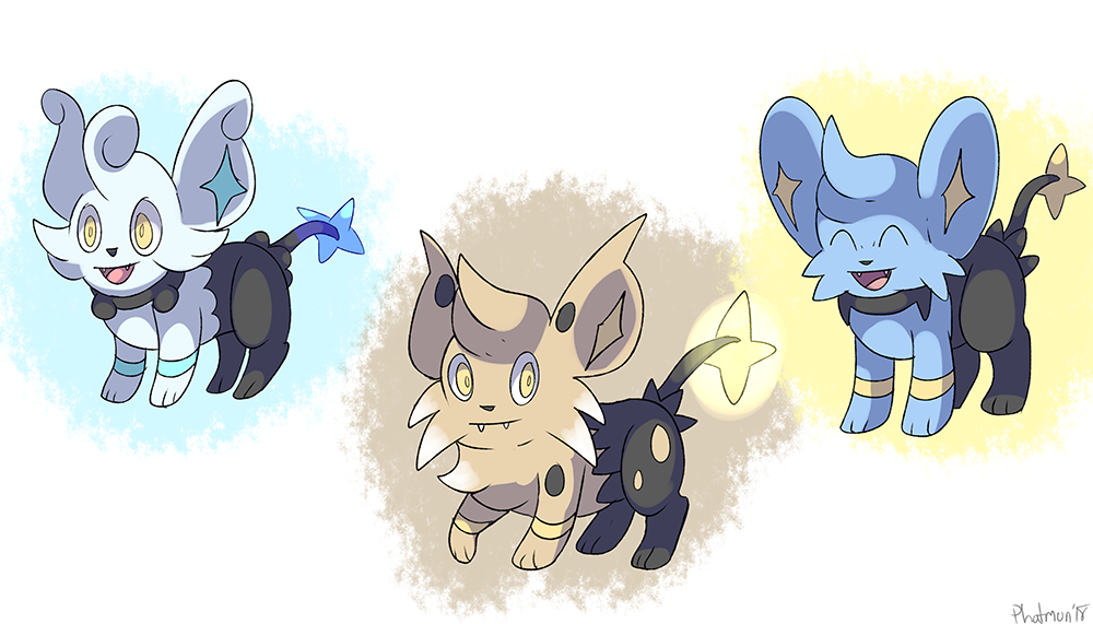 Shinx Variations by Phatmon on DeviantArt